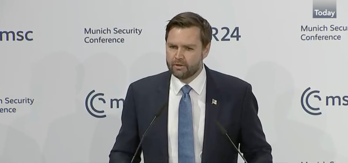 J.D. Vance Threw a Hand Grenade into the Munich Security Conference