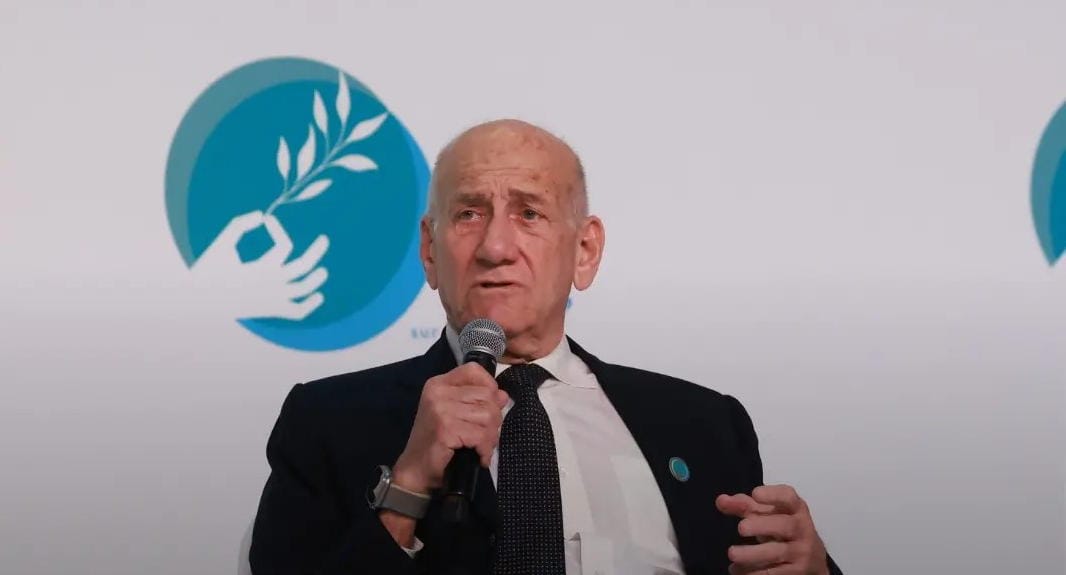 Former Israeli Prime Minister Ehud Olmert Denounces the Gaza War on ...